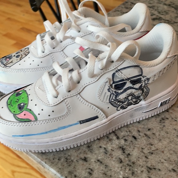 Nike | Shoes | Custom Star Wars Nike Air Force | Poshmark